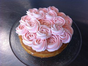 Vanilla, rose and raspberry cake - Recipes from a Normal Mum